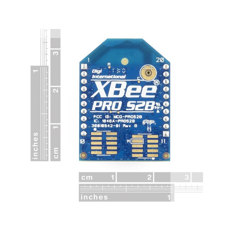 XBee Pro 63mW Série 2B - PCB Antena