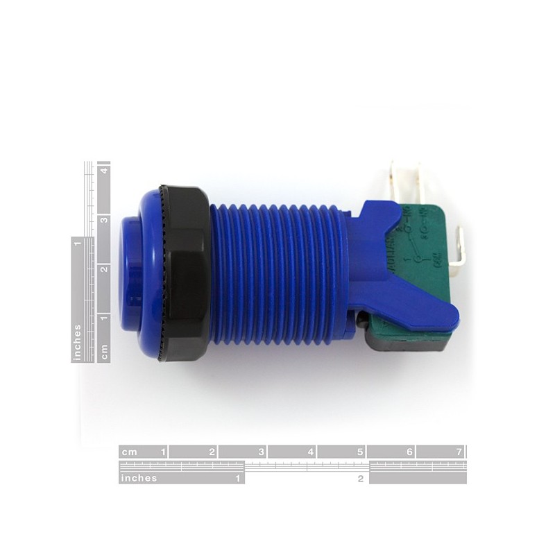 Concave Button - Blue