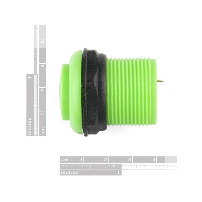 Pushbutton 33mm - Green