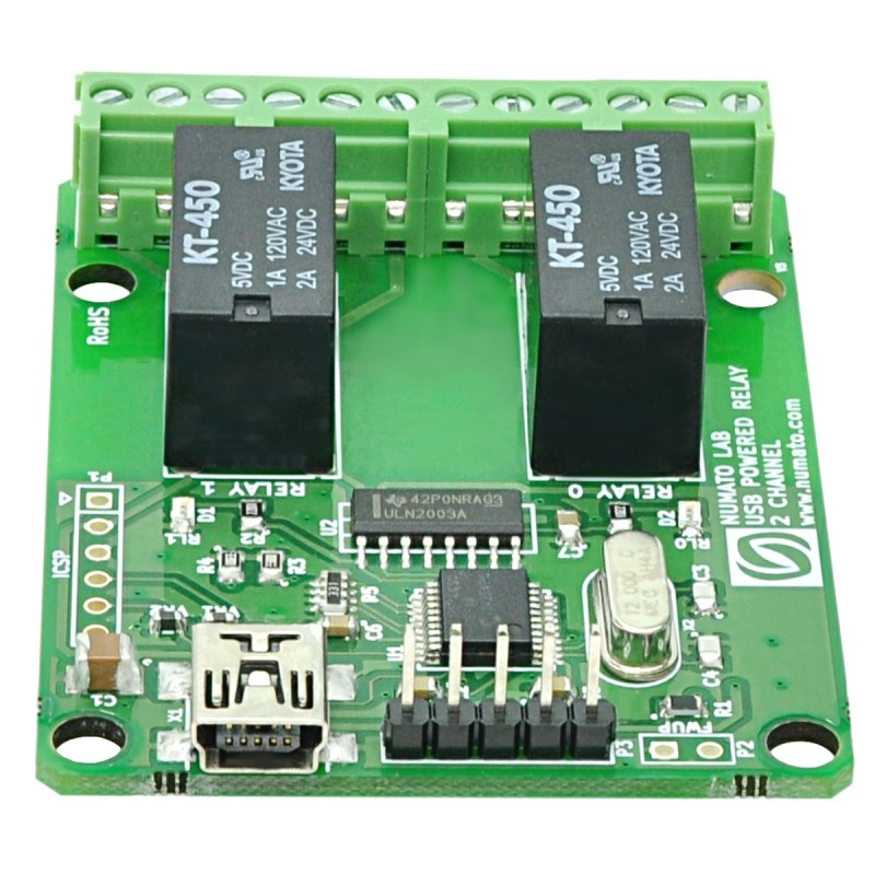 2 Channel USB Powered Relay Module