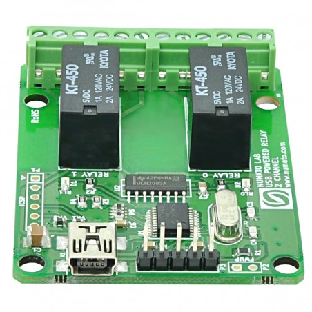 2 Channel USB Powered Relay Module
