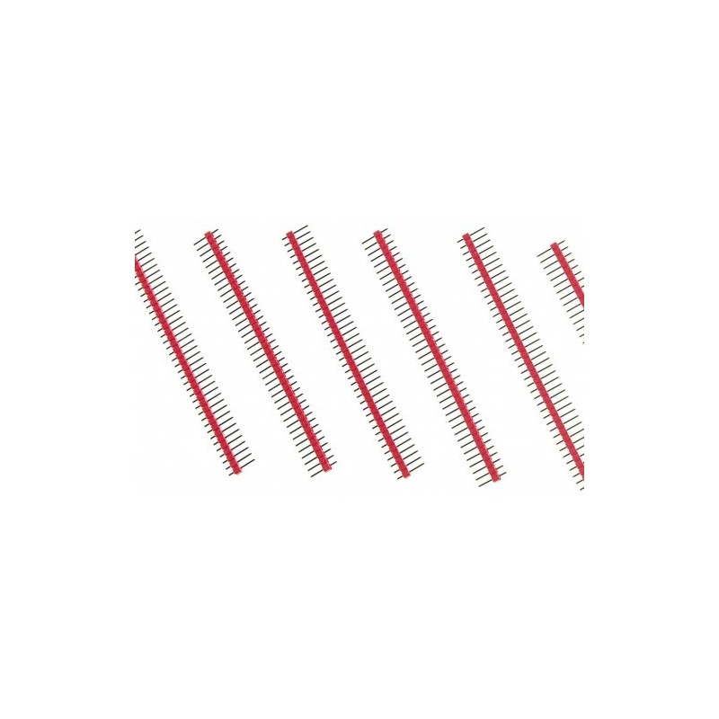 40 Pin Headers - Straight (Red) - FIT0084-R