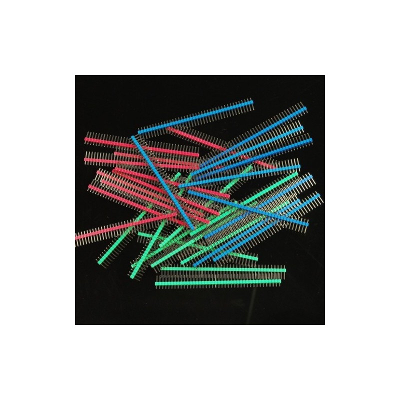 40 Pin Headers - Straight (Red) - FIT0084-R