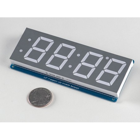 Adafruit 1.2" 4-Digit 7-Segment Display w/I2C Backpack - Red