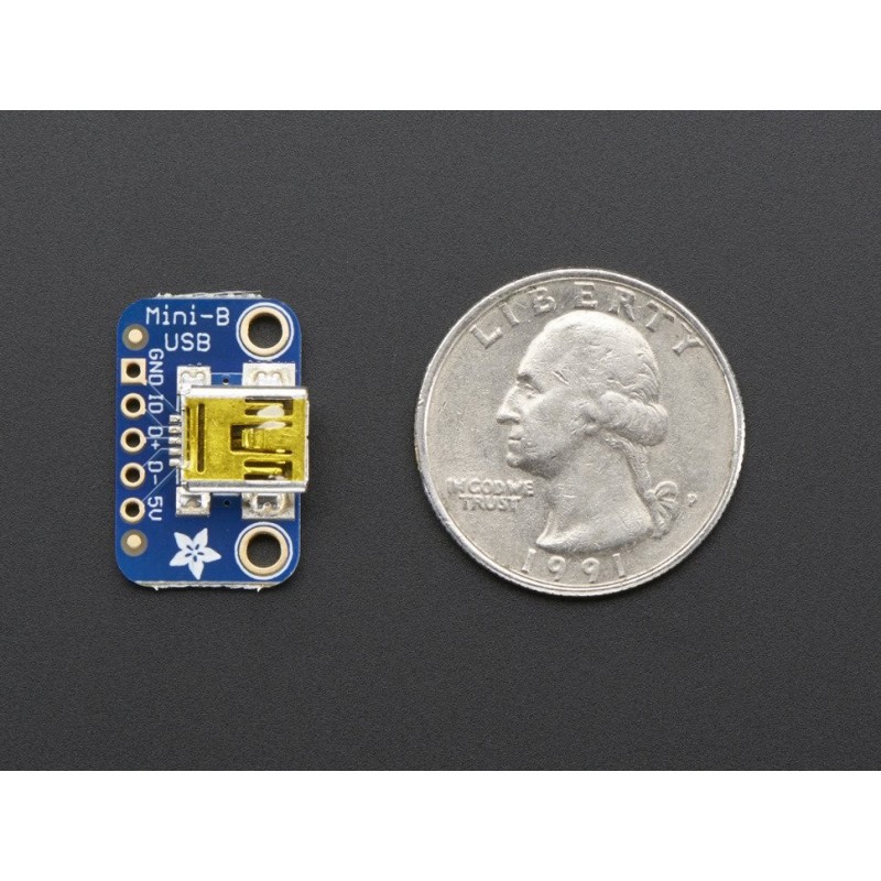 USB Mini-B Breakout Board