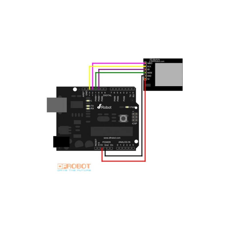 Sd Module Arduino Compatible 5232