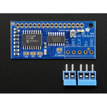 i2c / SPI character LCD 16x2 / 20x4 backpack