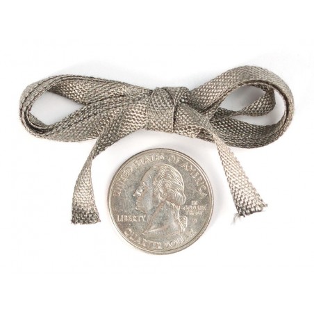 Stainless Steel Conductive Ribbon - 5mm wide 1 meter long
