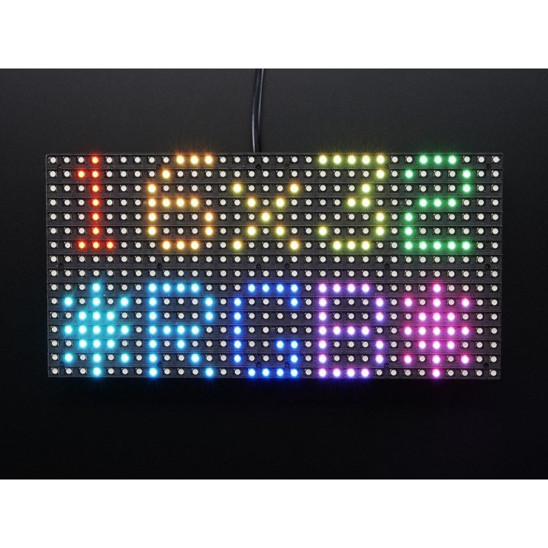 Painel Matriz de LEDs RGB 16x32pixeis - 192x96mm