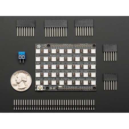 Shield NeoPixel p/ Arduino - Matriz 40 LEDs RGB