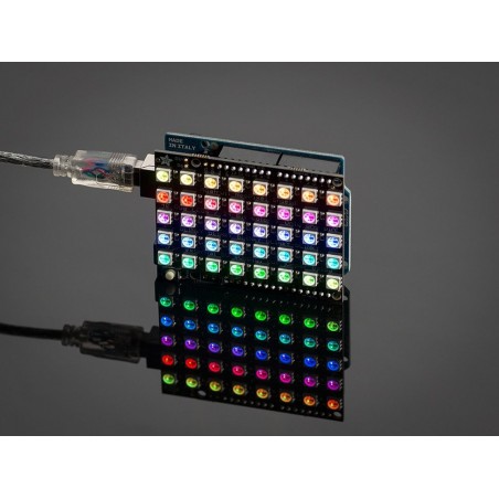 Shield NeoPixel p/ Arduino - Matriz 40 LEDs RGB