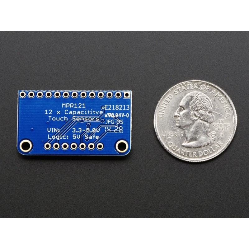 Adafruit 12-Key Capacitive Touch Sensor Breakout - MPR121
