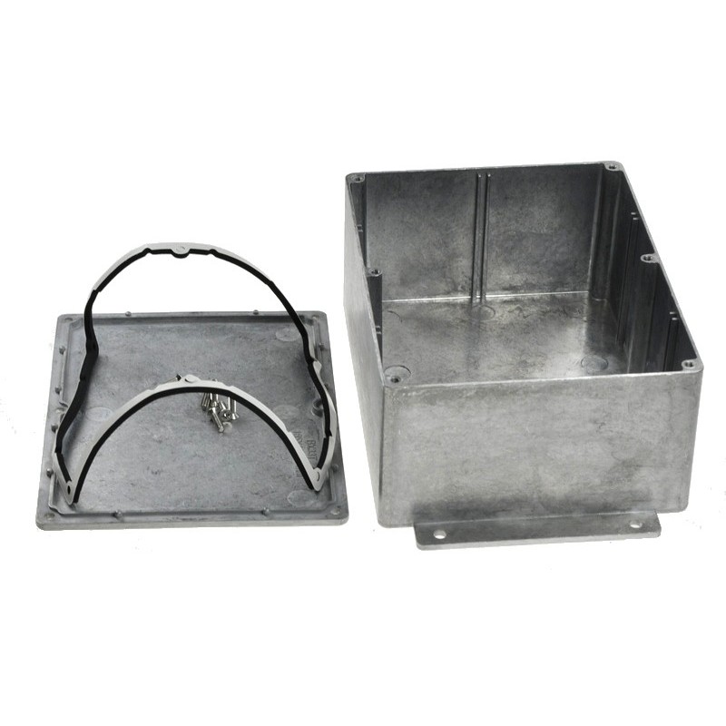 Enclosure: multipurpose, X:127mm, Y:165mm, Z:75mm, aluminium, IP66