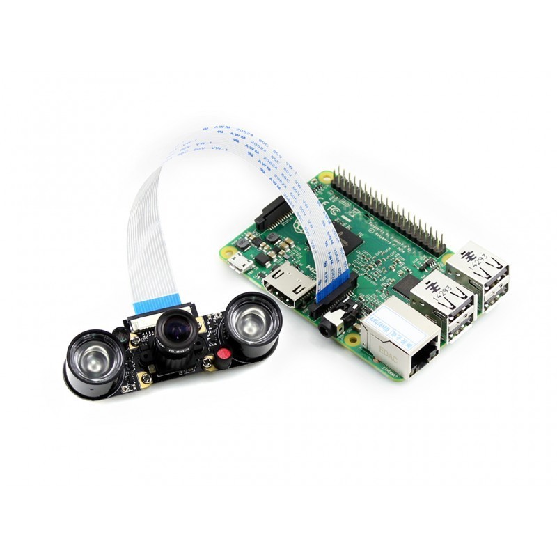 RPi Camera (F), Supports Night Vision, Adjustable-Focus