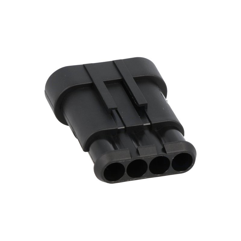 Conector 4 pinos macho à prova de água IP67 - 24VDC