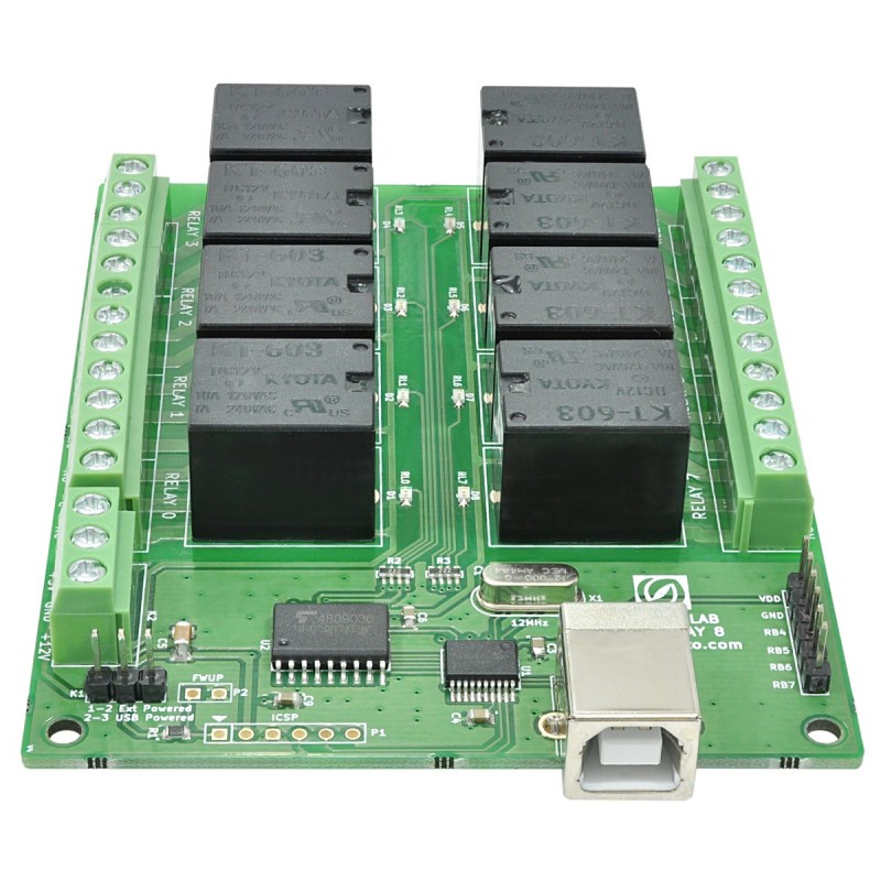 8 Channel USB Relay Module