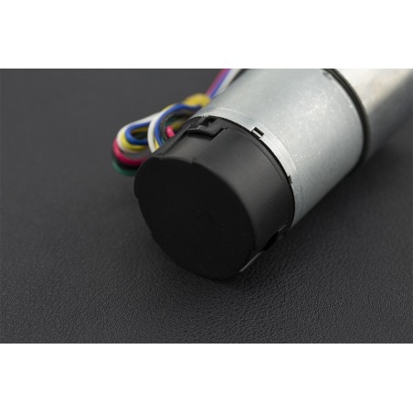 Metal DC Geared Motor w/Encoder - 12V 122RPM