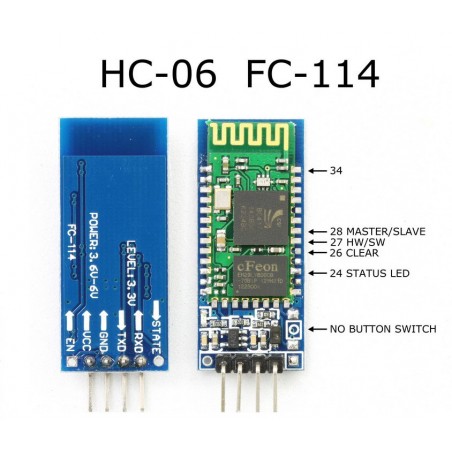 HC-06 Bluetooth serial pass-through module wireless serial communication