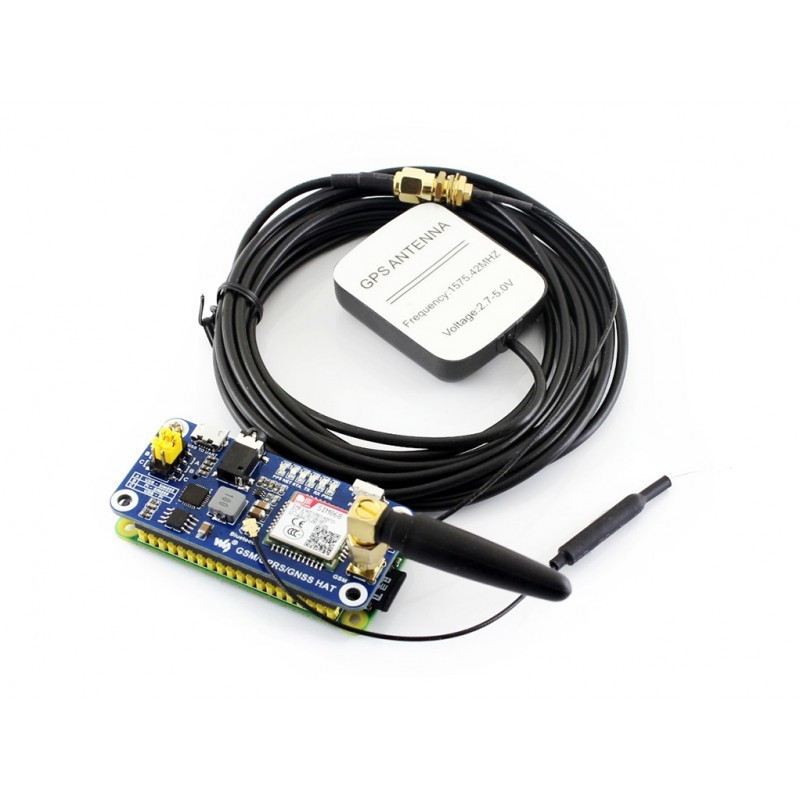 GSM/GPRS/GNSS/Bluetooth HAT para Raspberry Pi