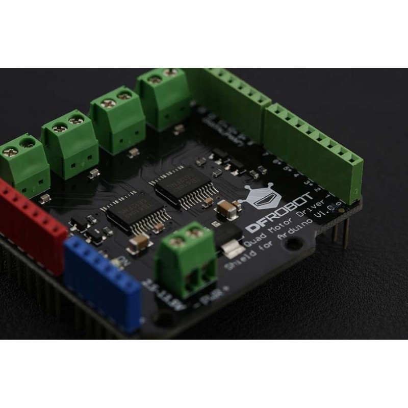 Shield para 4 motores DC até 13V e 1.2A por canal