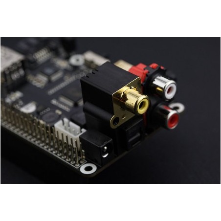 HAT Audio/Video e SATA x600 p/ Raspberry Pi B+/2B/3B