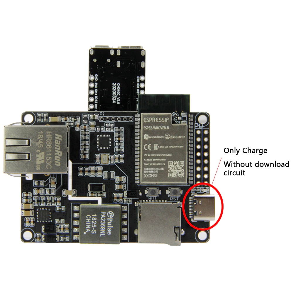 Ttgo Esp32 Ethernet Poe Esp32 Wrover B Lan8720a Chip Ethernet Adapter